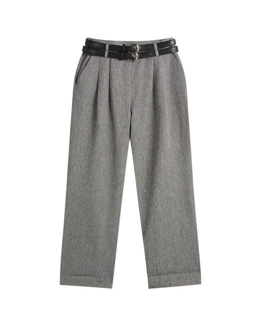 4th & Reckless Mira Trousers in Grey | Lyst UK