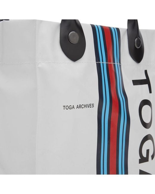 Toga Toga Logo Tote Bag Small in Blue | Lyst