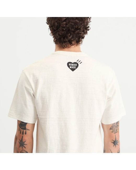 Human Made Rope Script T-Shirt in White for Men | Lyst UK