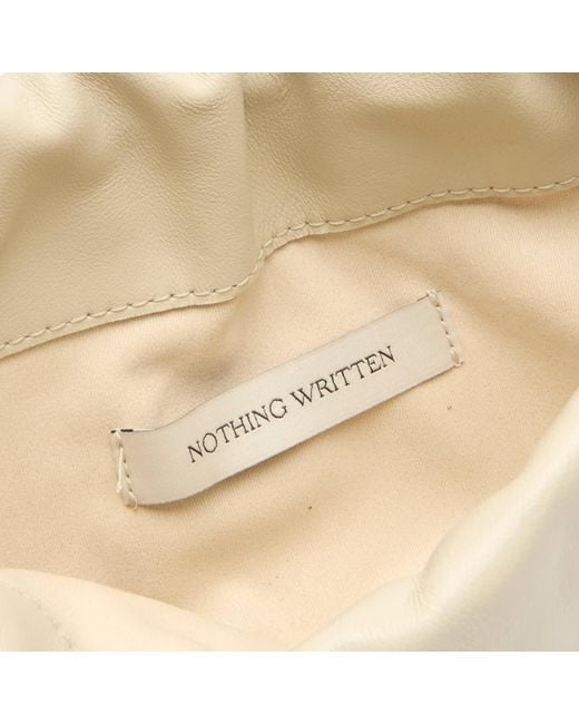 NOTHING WRITTEN Nella Strap Mini Bag in Natural | Lyst UK