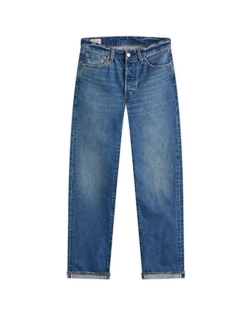 Levi's Levis Tab 501 Original Straight Jeans in Blue for Men | Lyst