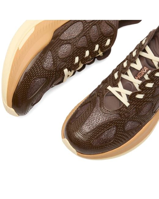 Hoka One One U Mach X Caged Sneaker in Brown | Lyst