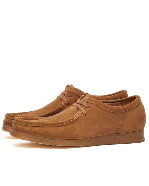 Clarks Wallabee in Brown for Men | Lyst