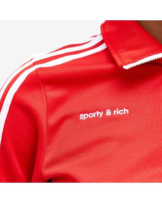 adidas X Sporty & Rich Track Top in Red | Lyst
