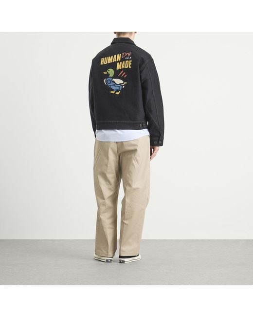Human Made Zip Work Jacket in Black for Men | Lyst