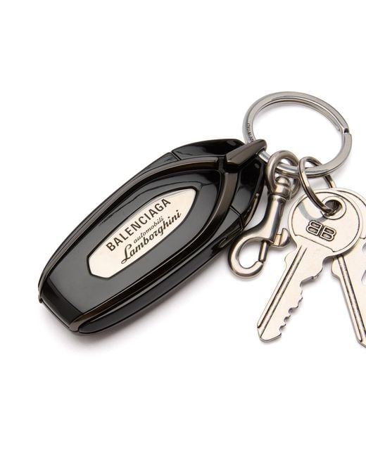Balenciaga Lamborghini Key Keychain in Black for Men | Lyst UK