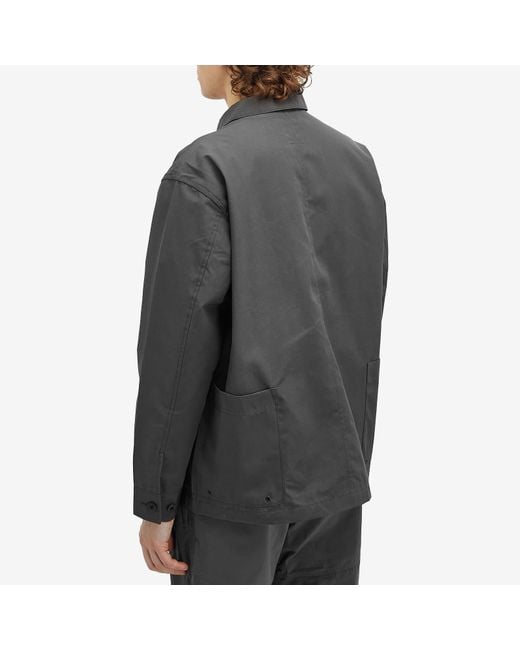 Snow Peak Pe/Co Weather Jacket in Gray for Men | Lyst