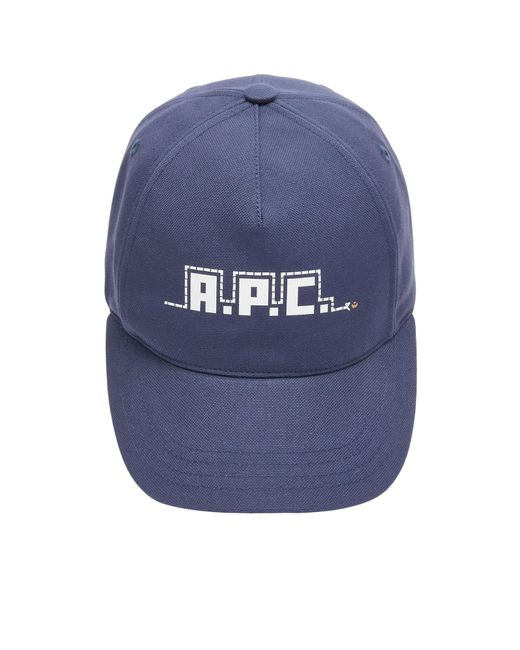 A.P.C. Lunar New Year Charlie Cap in Blue for Men | Lyst