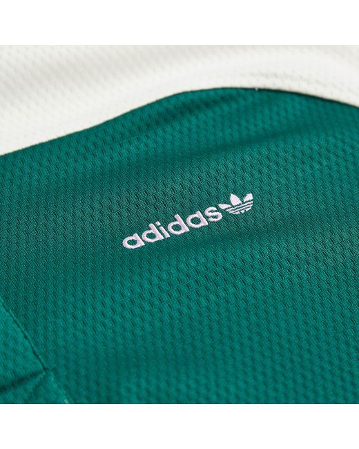 adidas 80S Premier Polo in Green | Lyst