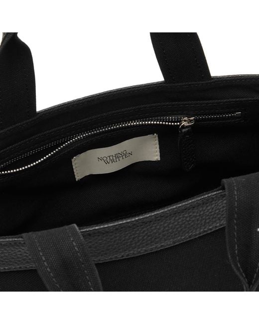 NOTHING WRITTEN 1967 Half Tote Bag in Black | Lyst UK