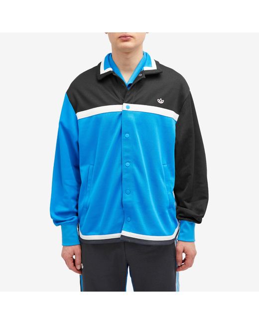 adidas X Clot Woven Jacket in Blue for Men | Lyst