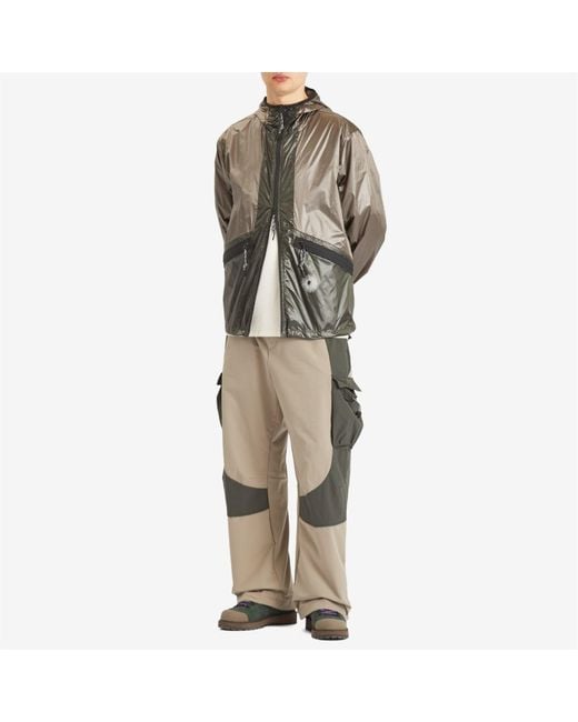 KA_YO_Prototype Windbreaker Jacket in Brown for Men | Lyst