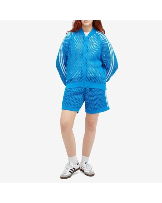 adidas Clot Crochet By Ec Shorts in Blue | Lyst
