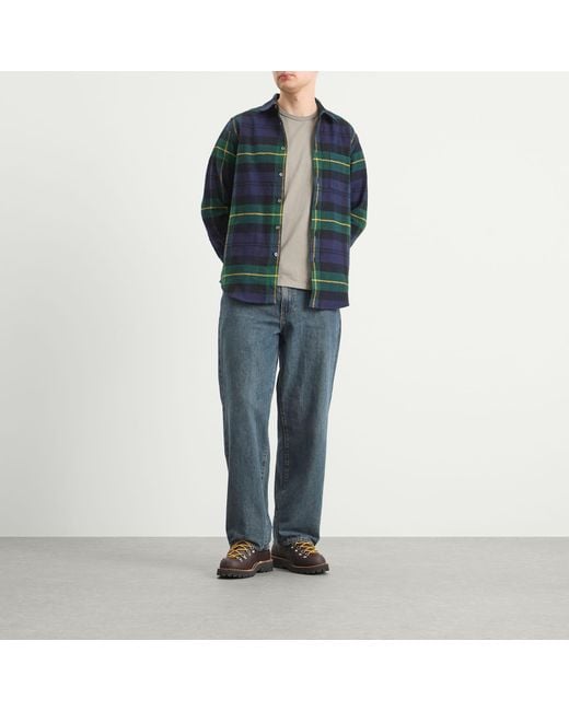 Portuguese Flannel Cabin Flannel Check Shirt in Green for Men | Lyst UK