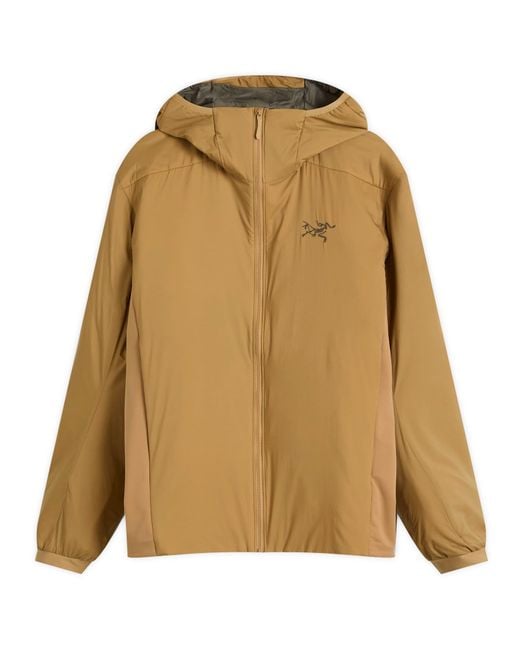 Arc'teryx Atom Hooded Jacket in Brown for Men | Lyst UK