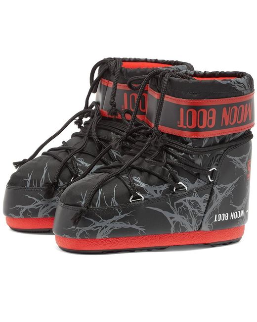 Moon Boot X Stranger Things Low Vines Icon Boot in Black | Lyst Moon Boot X Stranger Things Low Vines Icon Boot in Black | Lyst