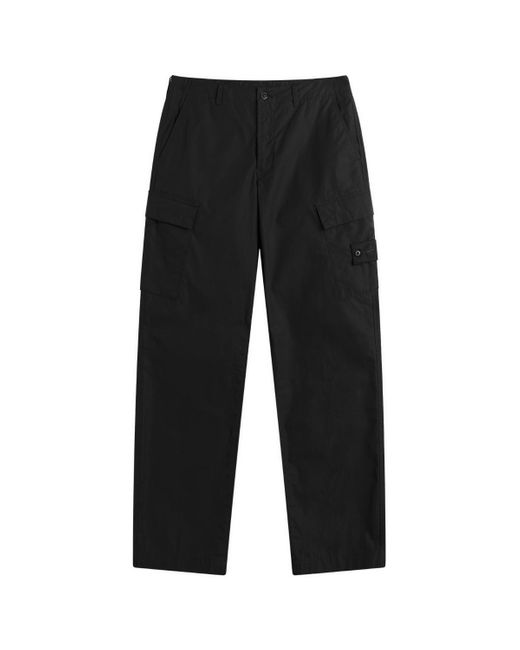 Stone Island Ghost Weatherproof Cotton Canvas Cargo Pants in Black for ...