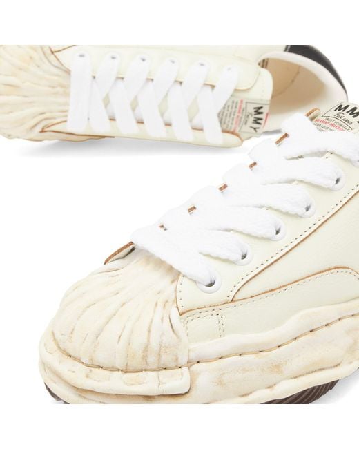 Maison Mihara Yasuhiro Blakey Original Sole Wrinkled Leather in White ...