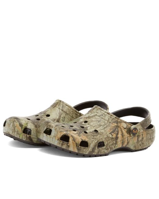 Crocs™ Realtree Camo Classic Clog in Brown for Men | Lyst