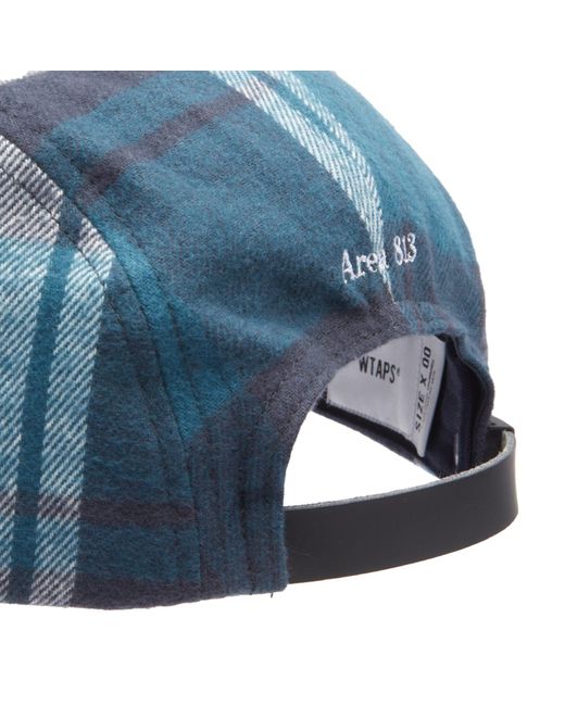 WTAPS 01 Checked Wool Cap in Blue for Men | Lyst