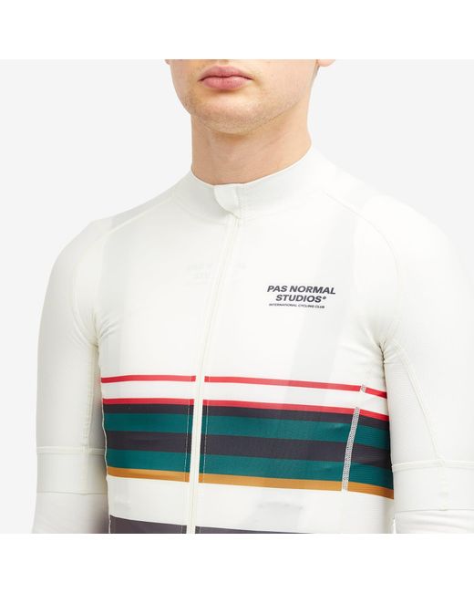 Pas Normal Studios Mechanism Late Drop Jersey in White for Men | Lyst