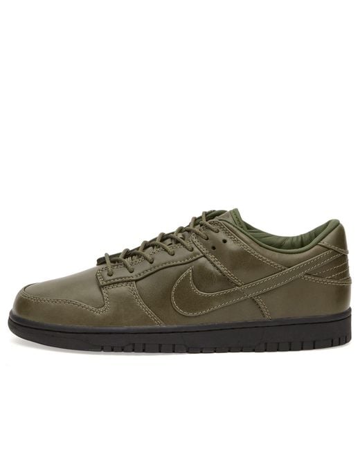 Nike Dunk Low Retro Prm Qs Sneaker in Brown | Lyst UK