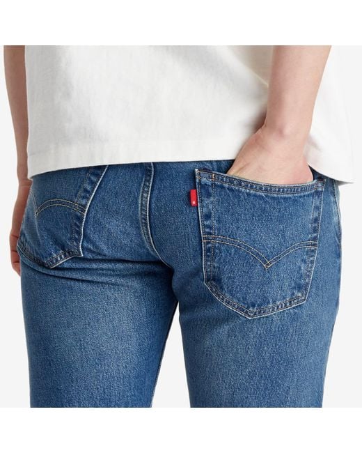 Levi's Levis Tab 501 Original Straight Jeans in Blue for Men | Lyst
