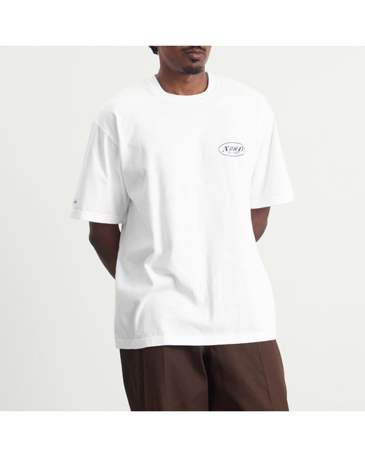 Neighborhood Ss-5 Nbhd Logo T-Shirt in White for Men | Lyst UK