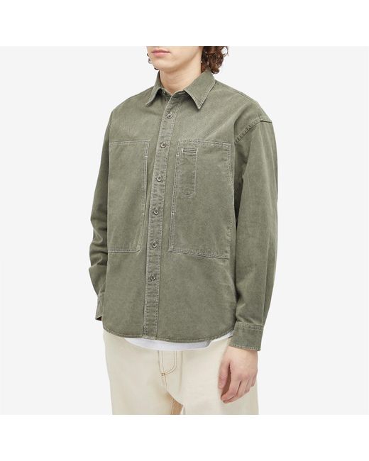 FRIZMWORKS Carpenter Pocket Work Shirt in Green for Men | Lyst
