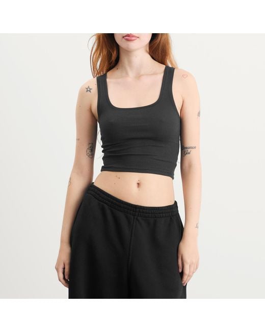 Skims Cotton Rib Bundle Tank in White | Lyst UK