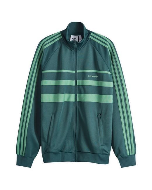 adidas The First Track Top in Green for Men | Lyst