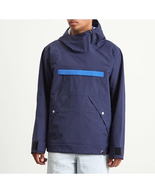 Stone Island Marina 3L Performance Pertex Popover Jacket in Blue for ...