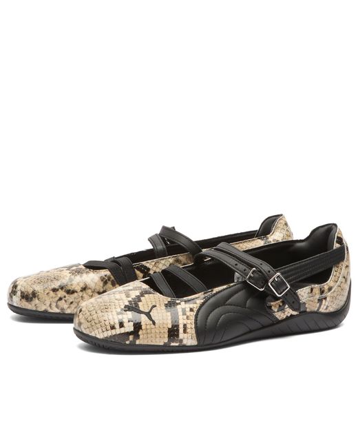 PUMA Speedcat Ballet Snake Sneaker in Black | Lyst