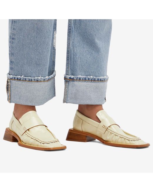 Miista Airi Loafer in Natural | Lyst