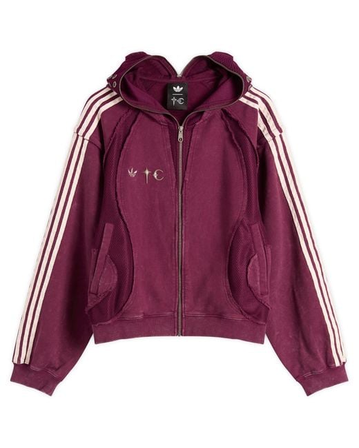 adidas X Thug Club Tg Sweat Hoodie in Purple for Men | Lyst UK