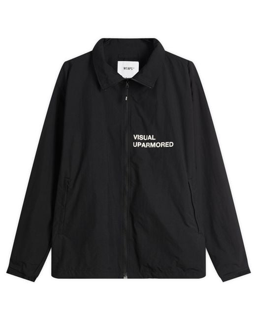 WTAPS Pertex Track Jacket in Black for Men | Lyst
