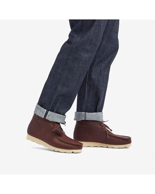 Clarks Wallabee Boot Gore-Tex in Brown for Men | Lyst