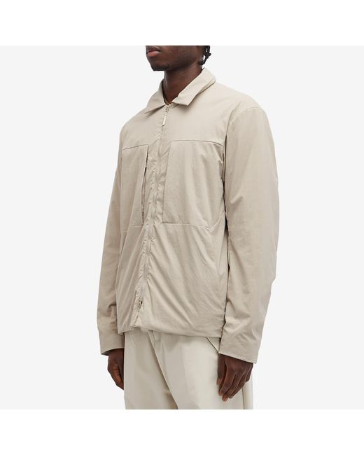 Arc'teryx Mionn Insulated Overshirt in Natural for Men | Lyst