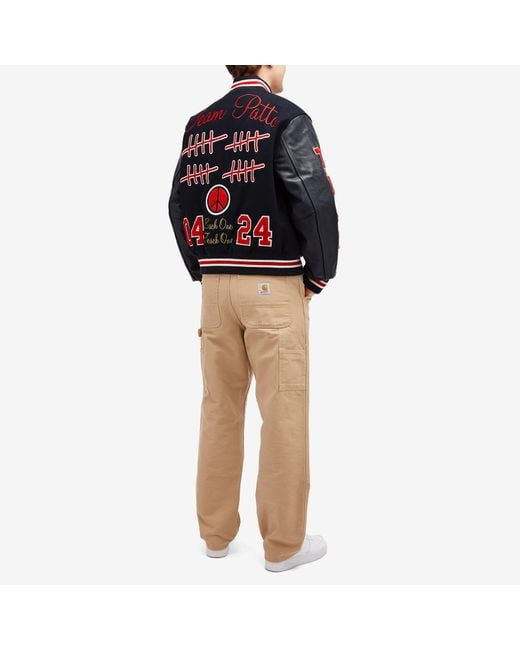 PATTA 20Th Anniversary Varsity Jacket in Blue for Men | Lyst