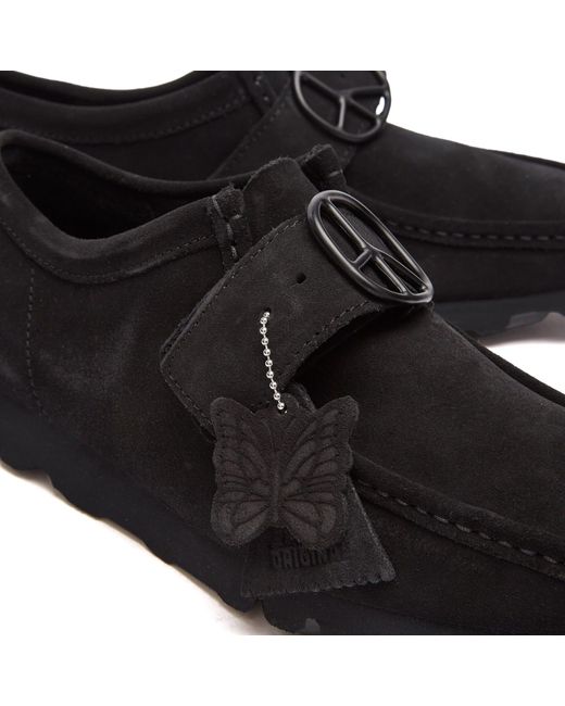 Clarks X Needles Wallabee Strap in Black for Men | Lyst