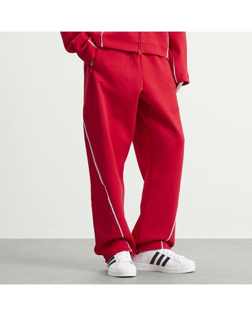 adidas X Arte Zne Full Zip Track Pant in Red for Men | Lyst UK