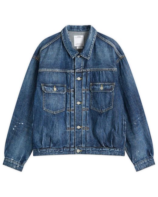 Visvim 0Xx Dmgd-00 Denim Jacket in Blue for Men | Lyst