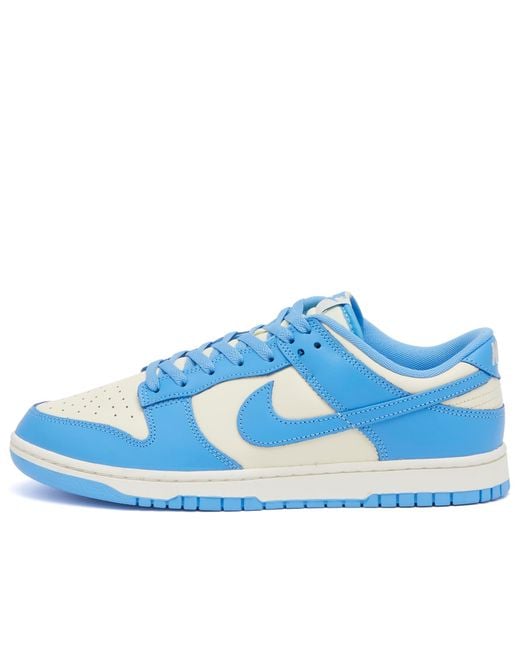 Nike Dunk Low Retro Sneaker in Blue | Lyst