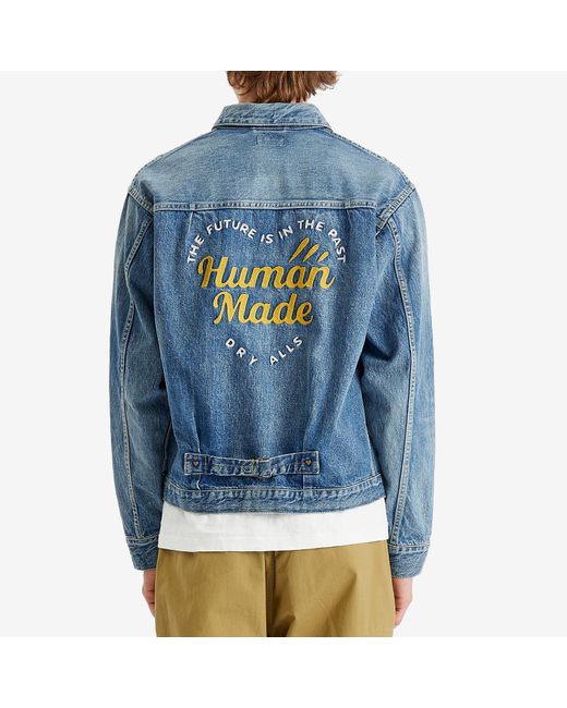 Human Made Denim Future Work Jacket in Blue for Men | Lyst