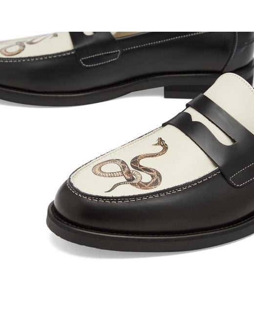 Duke & Dexter Wilde Scorpion Penny Loafer in Black for Men | Lyst