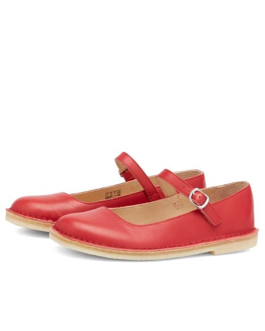 Clarks Desert Jane in Red | Lyst