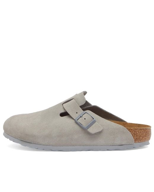 Birkenstock Boston Clog in Gray for Men | Lyst