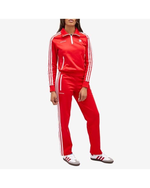 adidas X Sporty & Rich Track Top in Red | Lyst UK