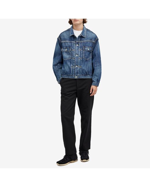 Visvim 0Xx Dmgd-00 Denim Jacket in Blue for Men | Lyst