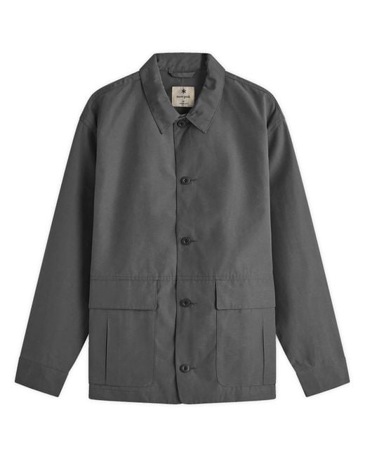 Snow Peak Pe/Co Weather Jacket in Gray for Men | Lyst